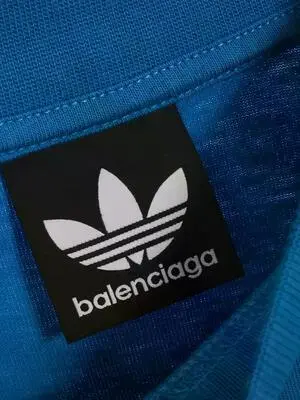 Balenciaga X Adidas Side-stripe T-shirt - Blue