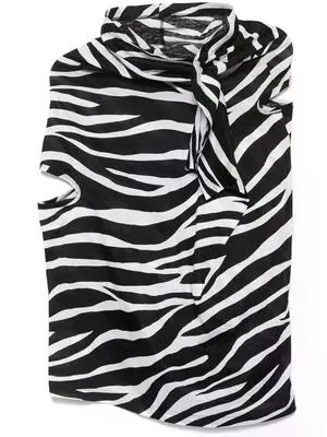 Junya Watanabe 2015 Zebra-print Blouse