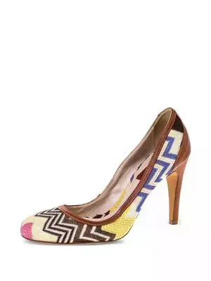 Missoni 105mm Zigzag-knit Pumps