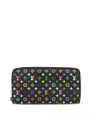 LOUIS VUITTON 2010 Multicolor Zippy Wallet - Black