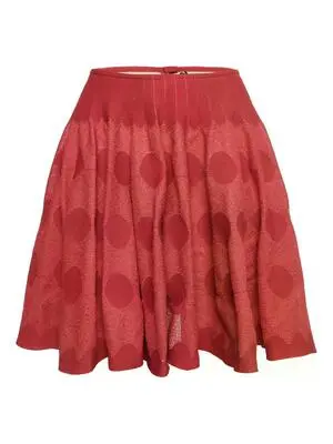 Alaïa Patterned Jacquard Skirt