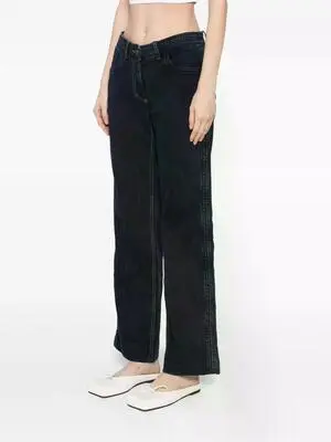 Celine 2000s Logo Denim Trousers
