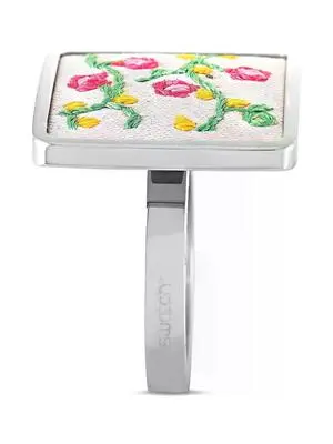 SWATCH Flower-embroidered Ring - Silver
