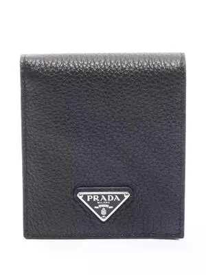 Prada 2020s Leather Wallet - Black