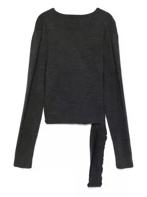 Saint Laurent 1990s Cut-out Detail Sweater