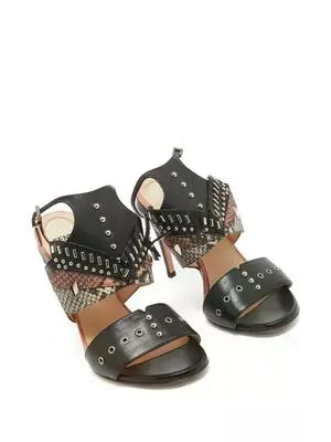 Fendi Cut-out Heeled Sandals