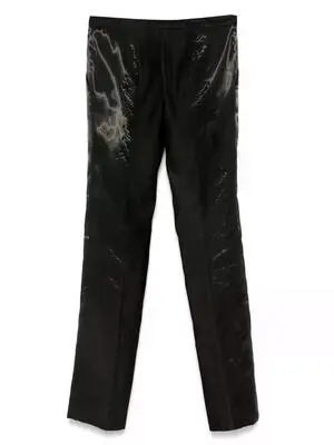 Gucci 2000s Satin-finish Trousers