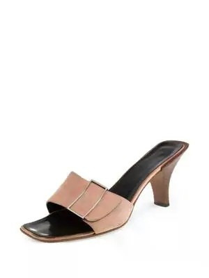 Gucci 85mm Leather Heeled Sandals
