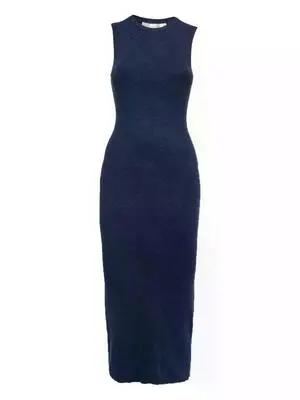 Blue Ribbed Dresses