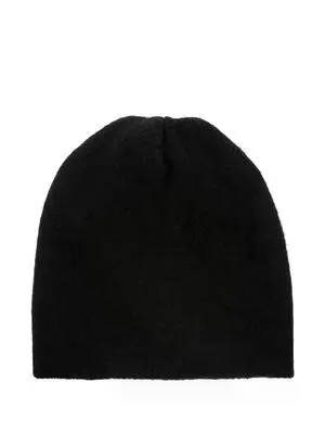 Giorgio Armani 2000s Wool Beanie - Black