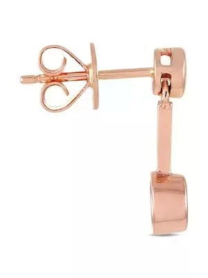 LB EXCLUSIVE 14k Rose Gold Diamond Drop Earrings