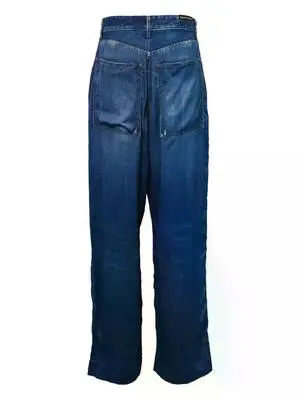 Balenciaga Trompe L'oeil Five-pocket Jeans
