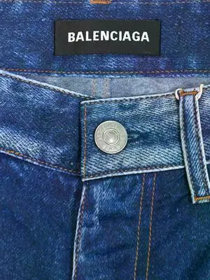 Balenciaga Trompe L'oeil Five-pocket Jeans