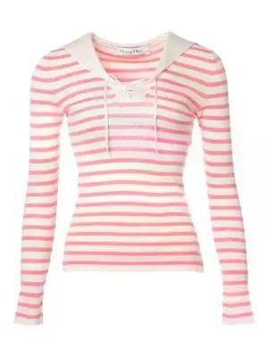 Dior Striped Pattern Sweater