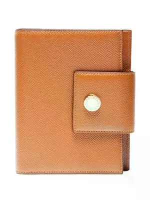 BVLGARI 2006 Leather Book Holder - Brown