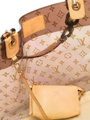 LOUIS VUITTON 2003 Monogram Print Tote Bag