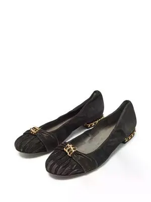 STUART WEITZMAN Chain-detail Flats