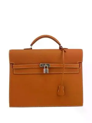 Hermès 2021 Kelly Dépêches Briefcase - Brown