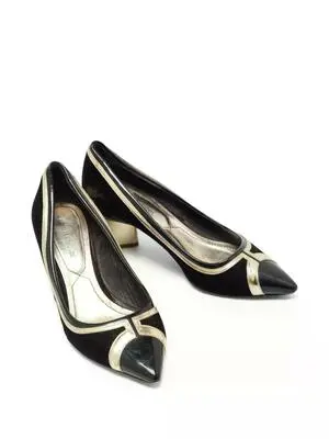 NICHOLAS KIRKWOOD 60mm Pointed-toe Block-heel Pumps