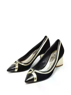 NICHOLAS KIRKWOOD 60mm Pointed-toe Block-heel Pumps
