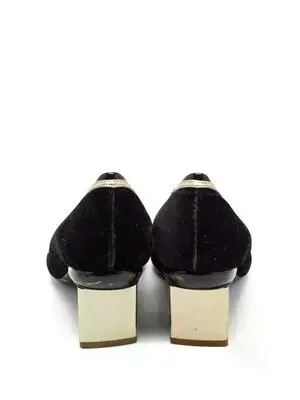NICHOLAS KIRKWOOD 60mm Pointed-toe Block-heel Pumps