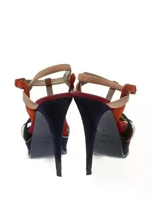 Saint Laurent 140mm Tribute Sandals - Red