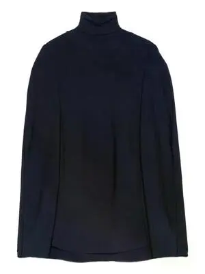 JIL SANDER 2000s Turtleneck Knitted Blouse