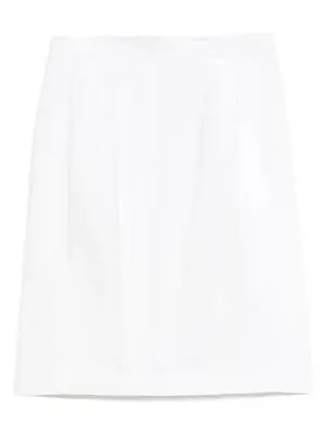 Saint Laurent 1980s Cotton A-line Skirt