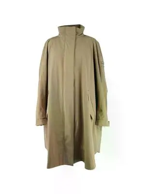 Max Mara Logo-patch Coat - Neutrals