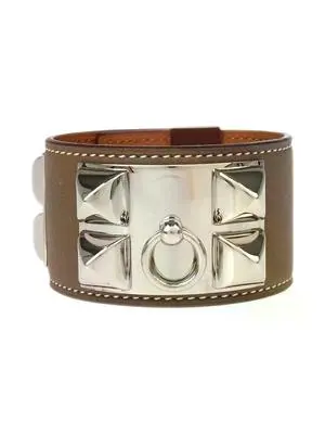 Hermès 2015 Collier De Chien Bangle - Grey