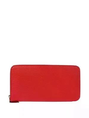 Hermès 2013 Azap Taurillon Clemence Zip-around Wallet - Red