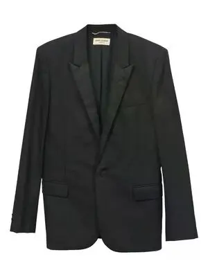 Saint Laurent Satin-lapel Blazer