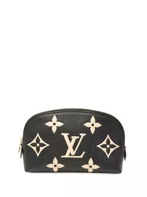 LOUIS VUITTON Bicolor Monogram Empreinte Giant Cosmetic Pouch - Black
