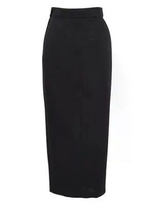 Gianfranco Ferre Wool Midi Skirt