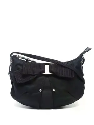 FERRAGAMO 1990s Vara Bow Shoulder Bag