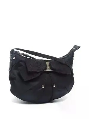 FERRAGAMO 1990s Vara Bow Shoulder Bag