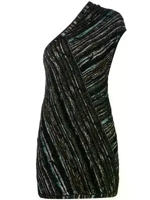 Missoni 2000s Metallic One-shoulder Top