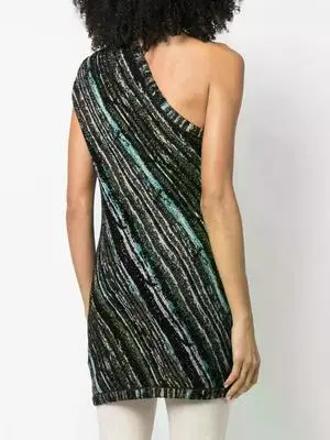 Missoni 2000s Metallic One-shoulder Top