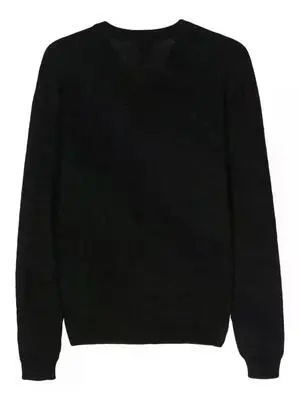 Versace 2005-2006s V-neck Wool Jumper