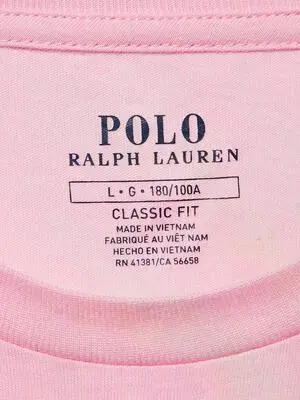 Polo Ralph Lauren Embroidered-logo T-shirt - Pink