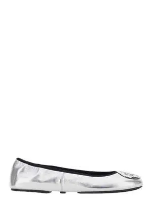 Tory Burch Ballerinas With Logo - Grey