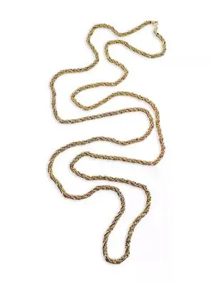 Dior 1968 Twisted Herringbone Chain Necklace