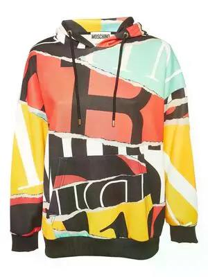Moschino Patchwork-print Hoodie