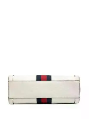 Gucci Small Leather Ophidia Satchel - White