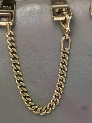 Chloé Bailey Rolled-handles Chain Tote Bag