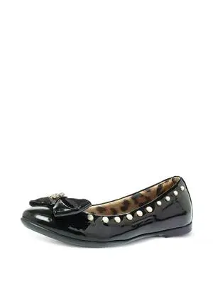 Roberto Cavalli Bow-detail Studded Ballet Flats