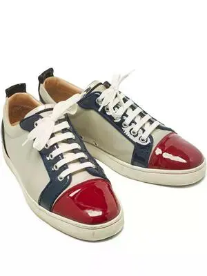 CHRISTIAN LOUBOUTIN Leather Sneakers - White