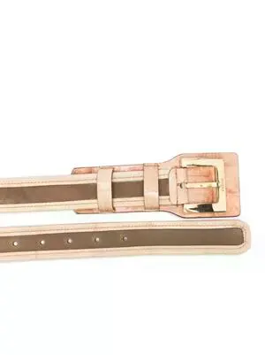 Gianfranco Ferre 1990s Contrast-trim Belt