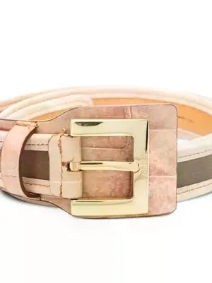 Gianfranco Ferre 1990s Contrast-trim Belt