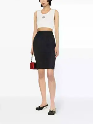 Valentino Garavani 1990s Wool Pencil Skirt
